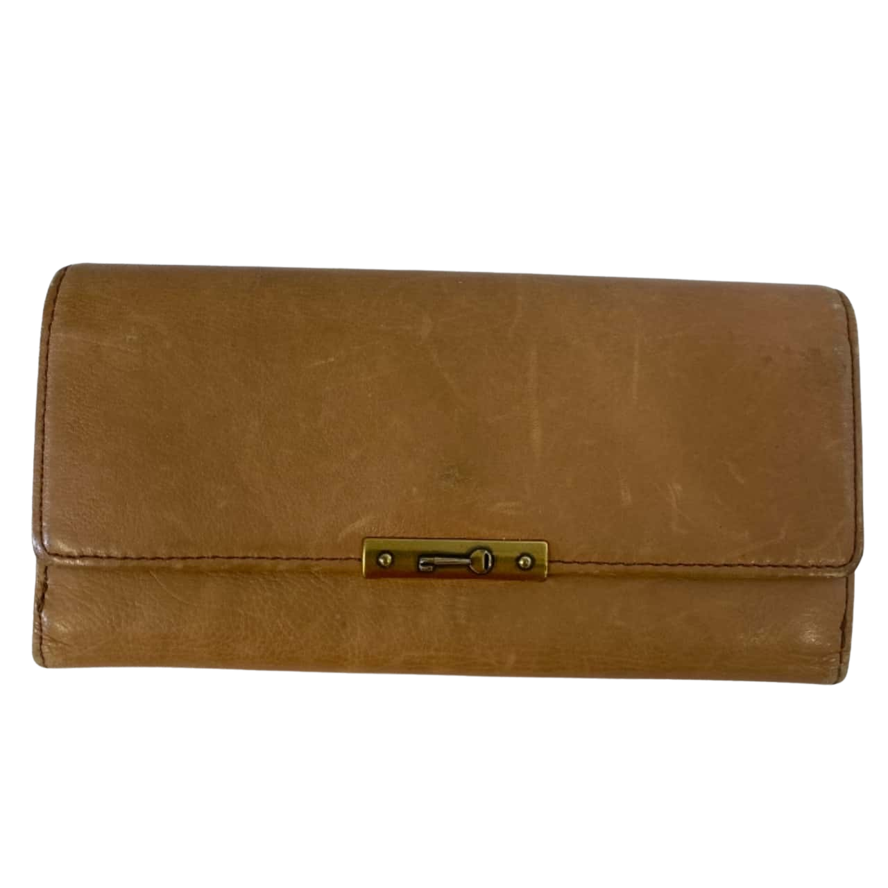 Fossil Womens Long Leather Purse Tan(s)
