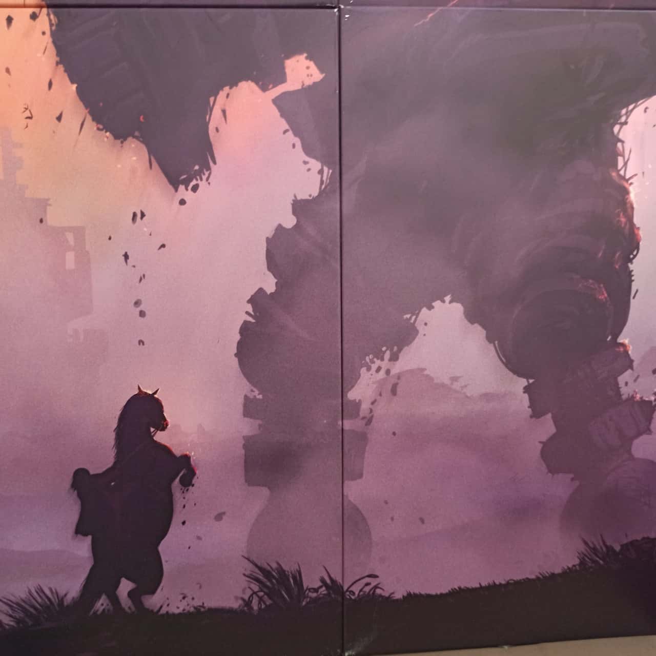 Colossus Encounter, Metal Displate Poster in 4 pieces.(b26)(s)