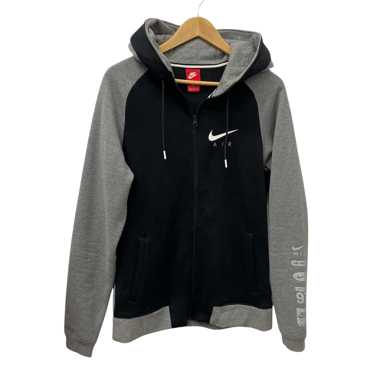 Nike Air Mens Size S Hood Jacket Black / Grey