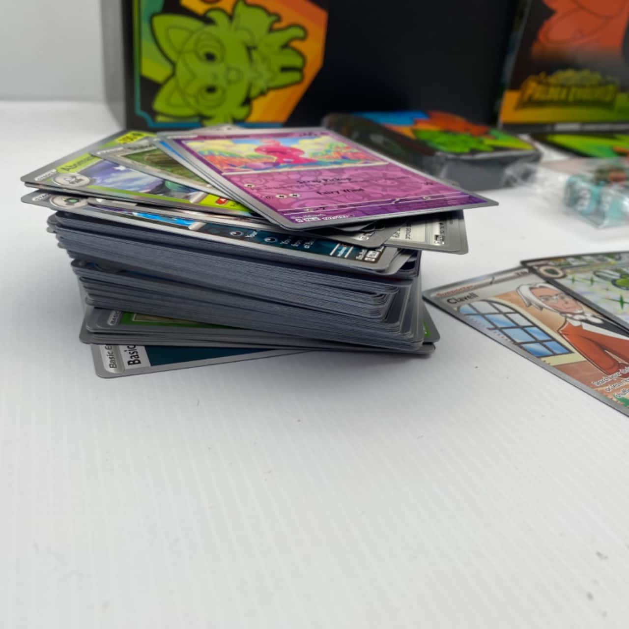 Pokemon Paldea Evolved Pokémon Center Elite Trainer Box, Opened with ...