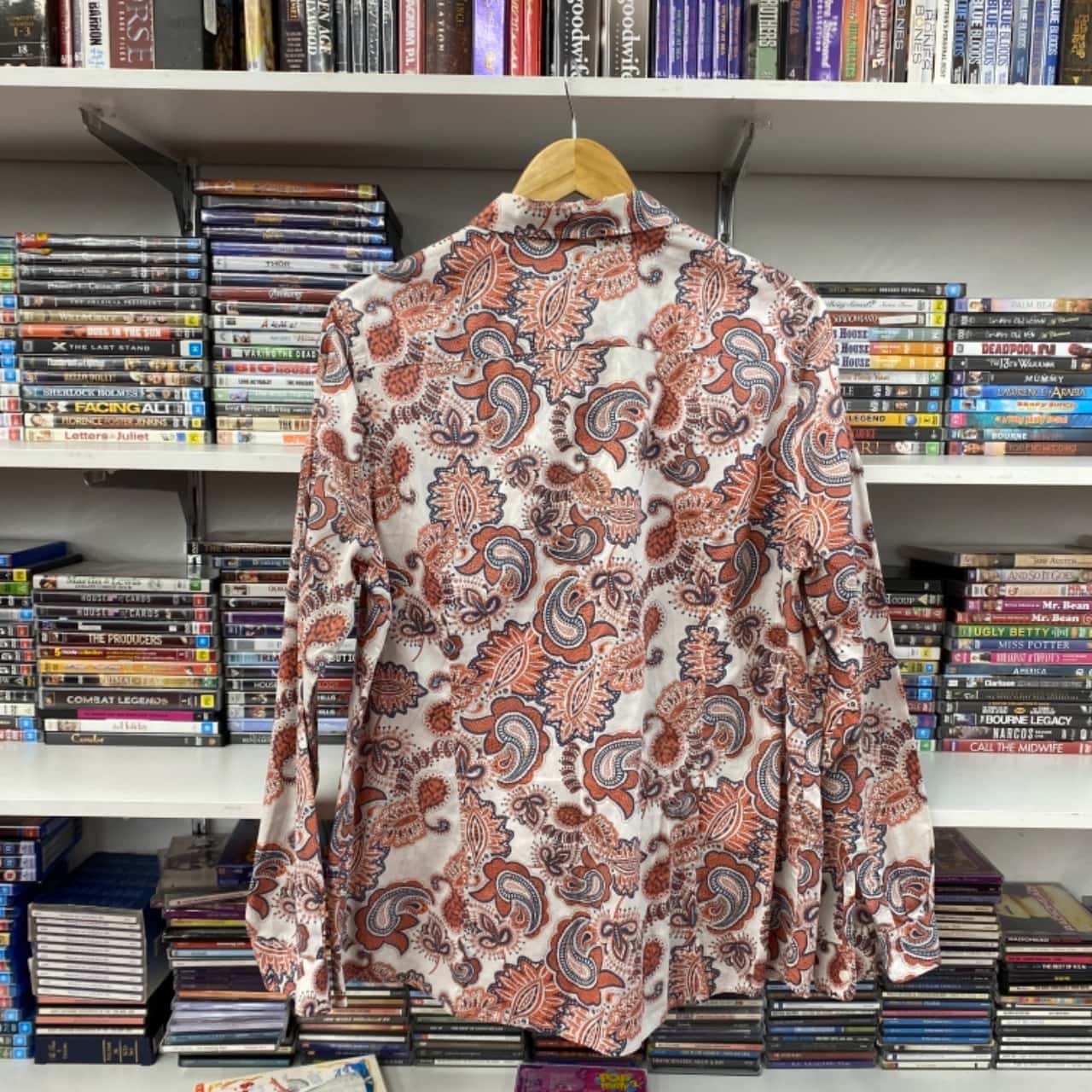 Sportscraft & Liberty fabrics Womens Shirt Size 16 Long Sleeve Pattern ...