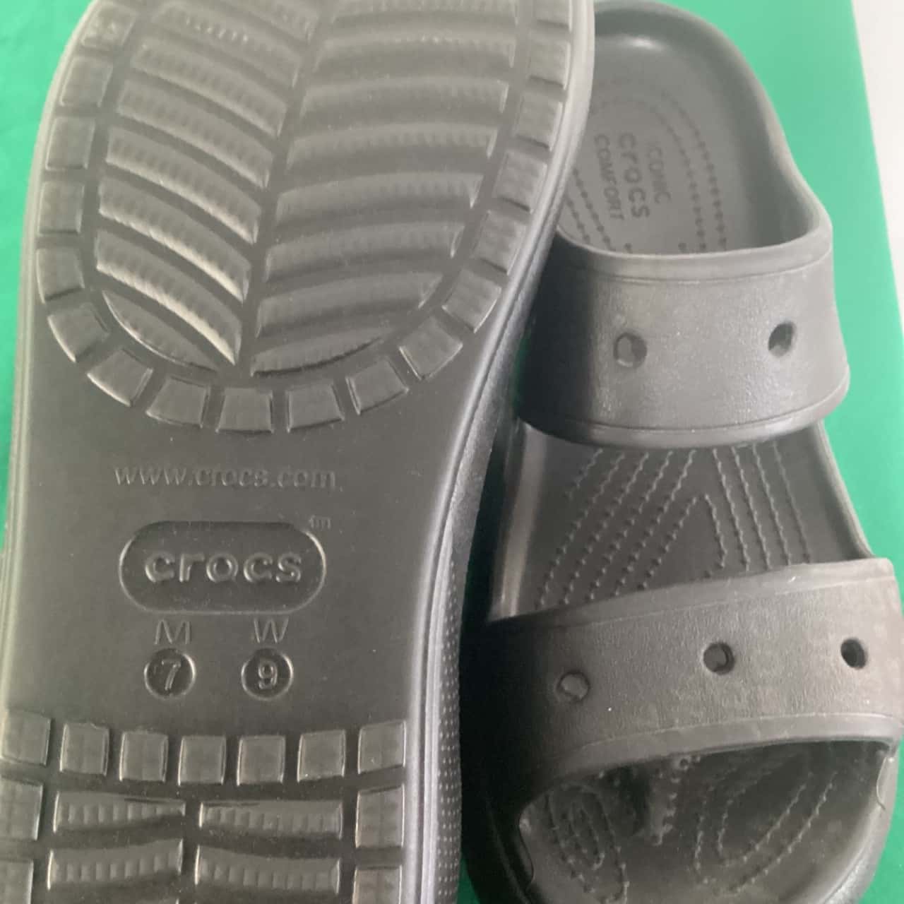 Crocs Women’s Size 9 Black as new(s)