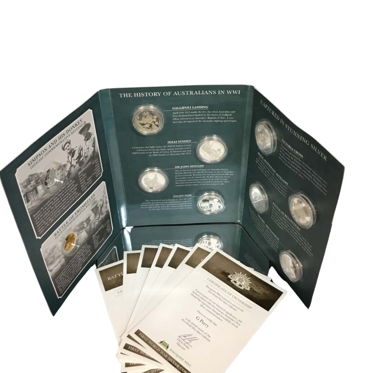 *COLLECTOR*First World War-Silver Commemorative Collection(s)