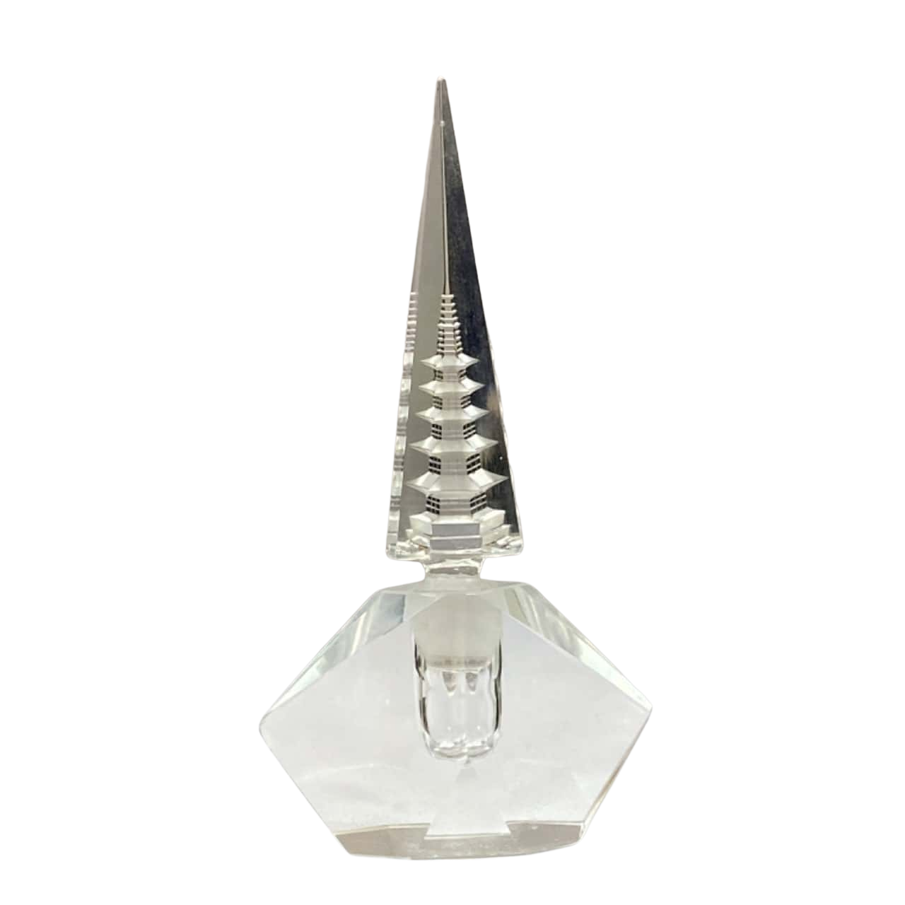 *Mother's Day SALE* Vintage Pagoda Crystal Perfume Bottle (ENDS 20/05 ...