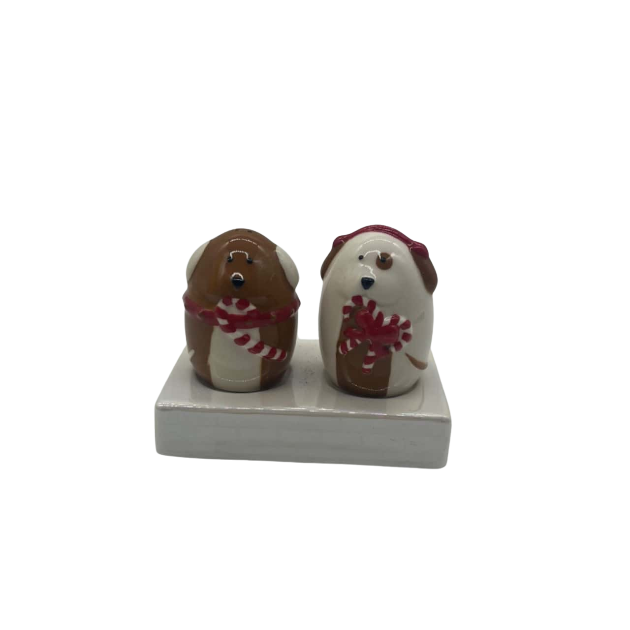 Russ Christmas Puppies Salt and Pepper Shakers