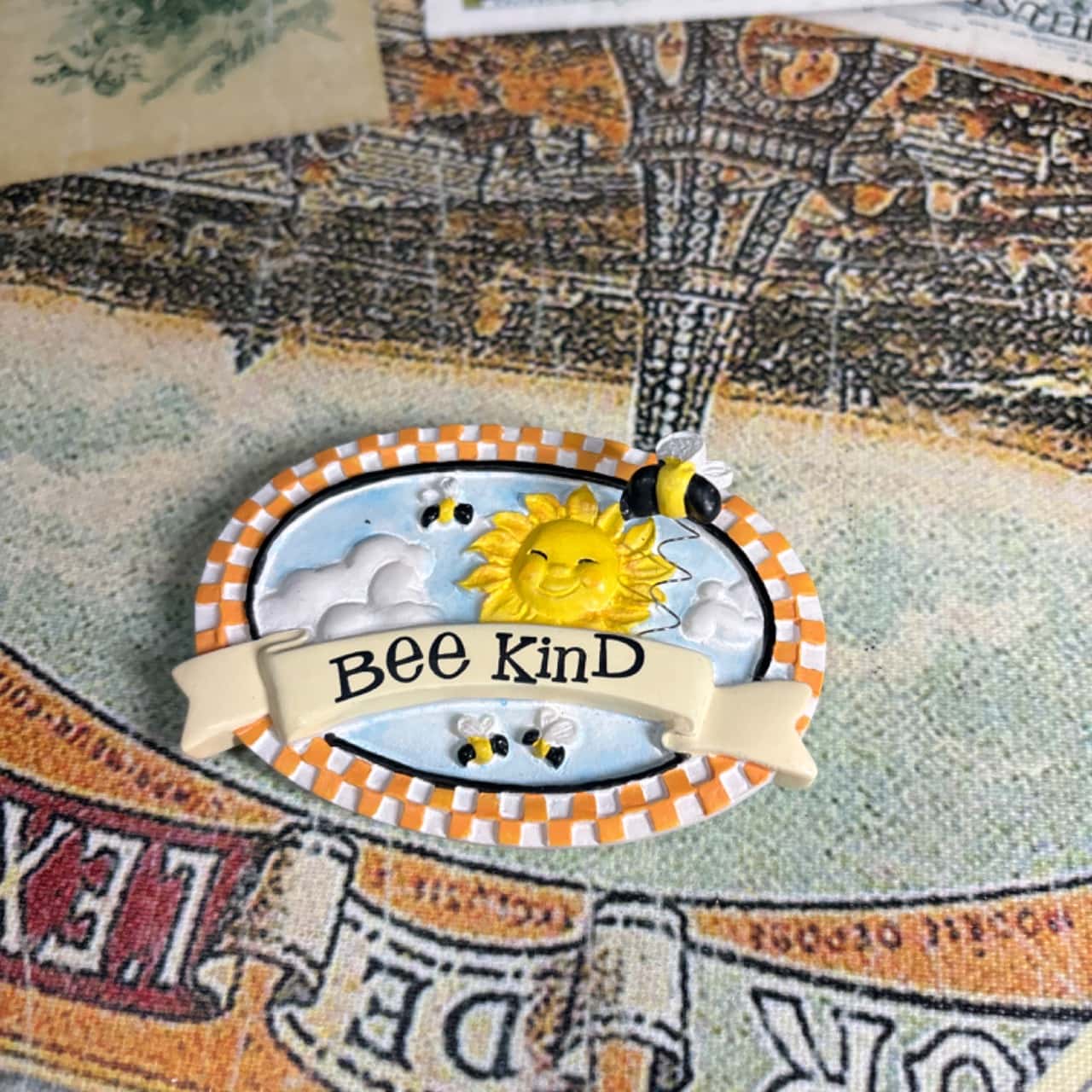 Set of two Vintage Avon Bee magnets