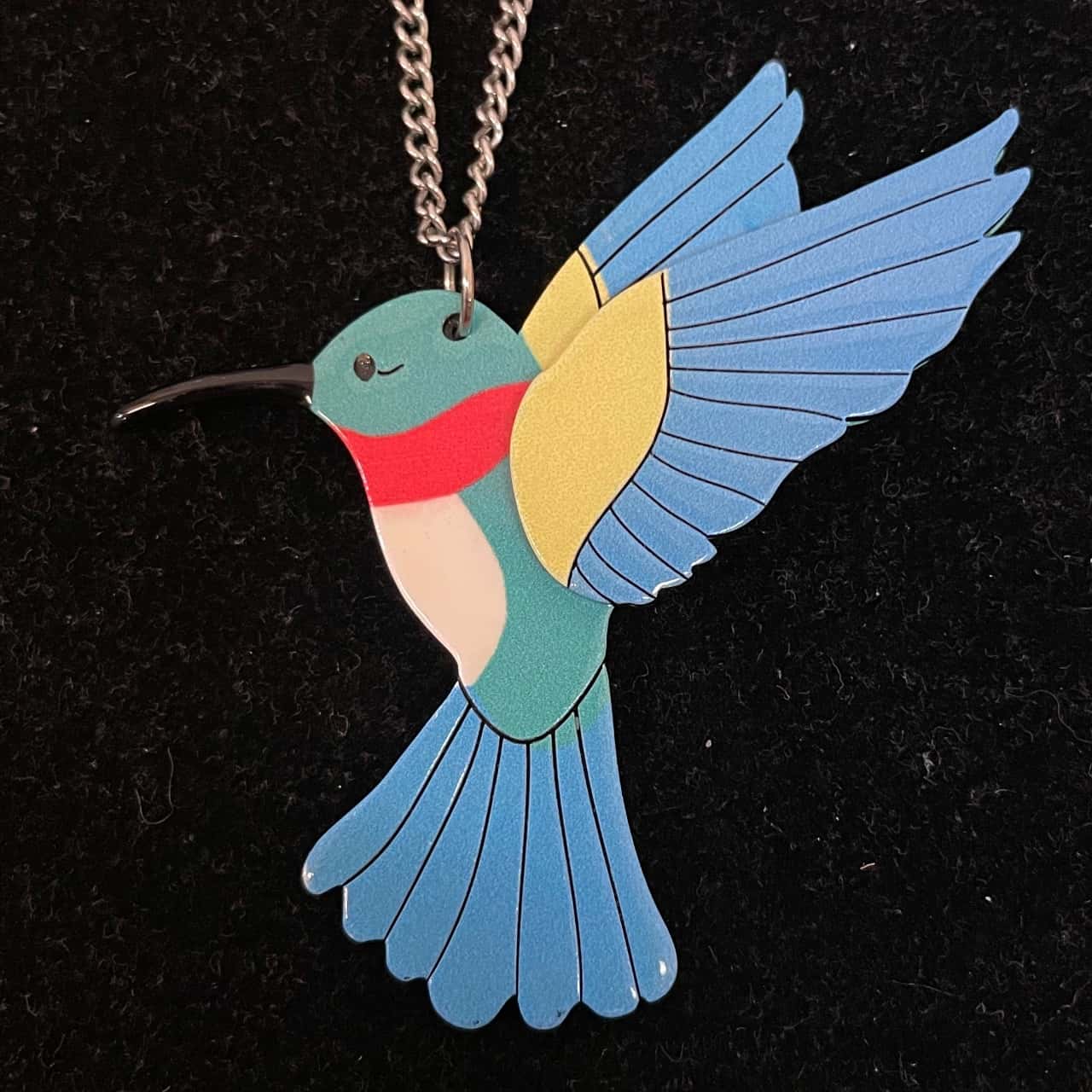 Erstwilder Hyacinth Hummingbird Pendant & Chain Necklace(s)