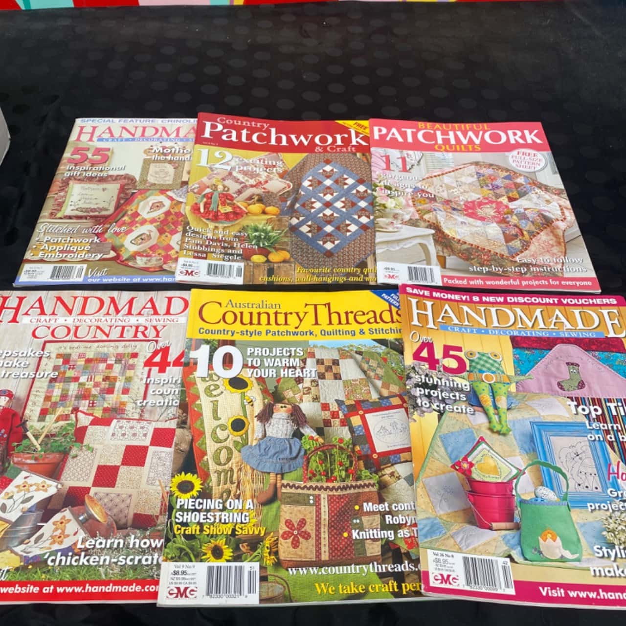 Craft magazines x6 (3)