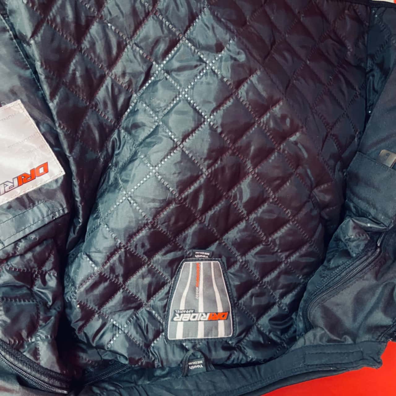 Dri Rider Kids Black / Yellow With Armour Riding Jacket(s)