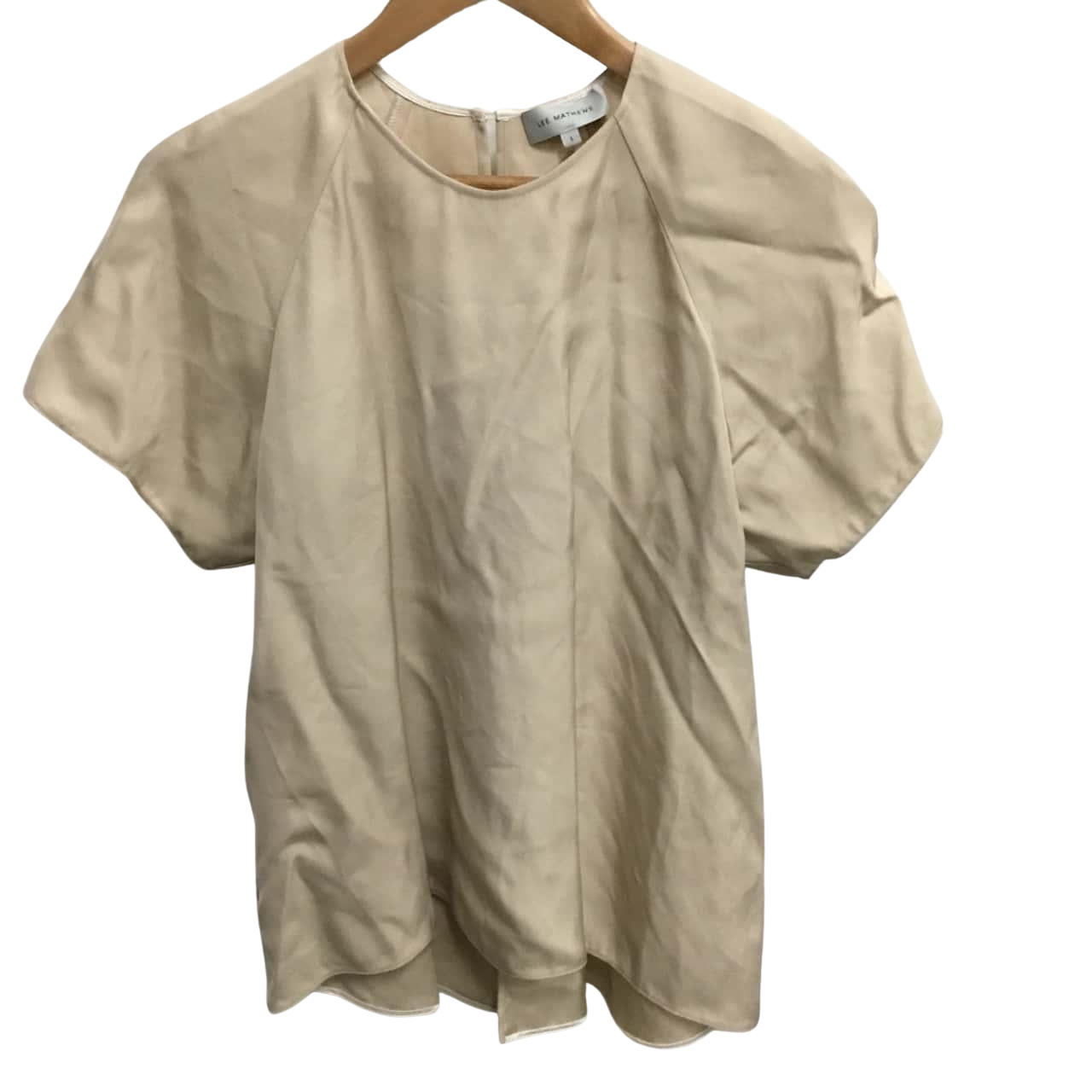 Lee Mathews Womens Size 1 Blouses Beige (s)