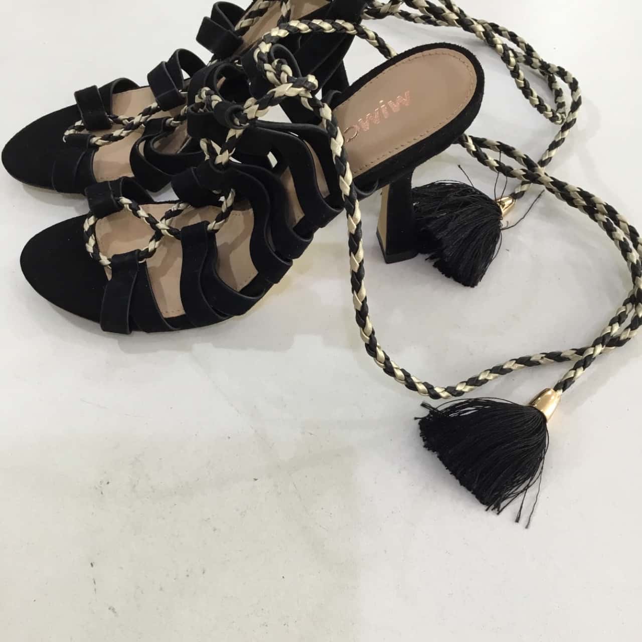 Mimco Open Wrap Around Heels (s)