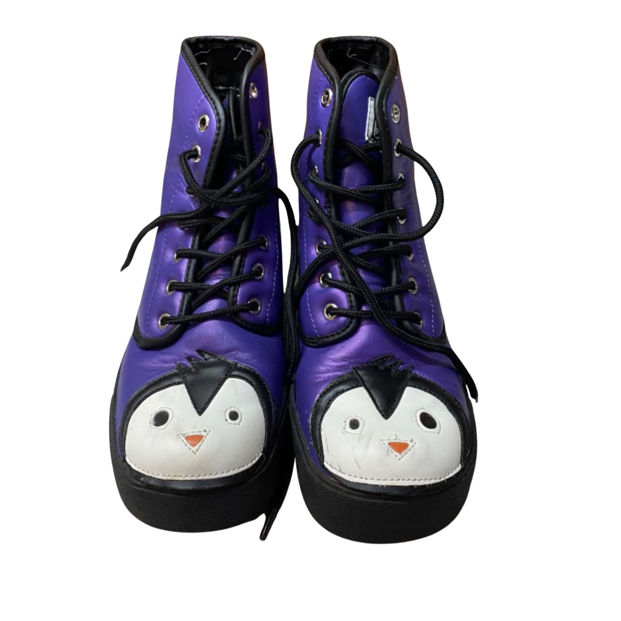 Womens Size 8 Purple / White Tuk Boots(s)