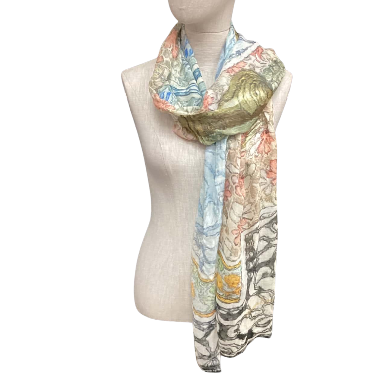 Fella Hamilton Large Soft Scarf Multicoloured