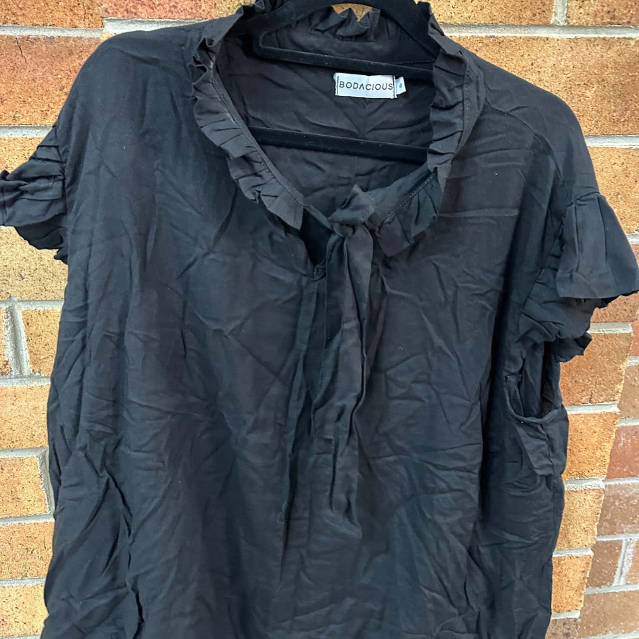 Womens Bodacious Size S Black Top(s)