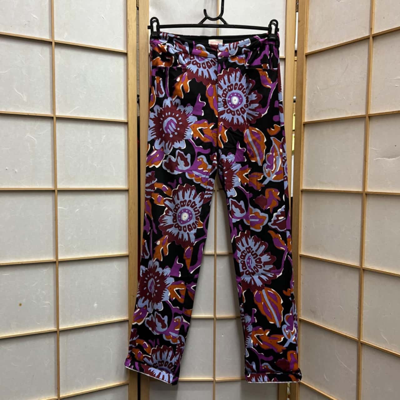 Gorman Women's Size 8 Black / Brown / Pattern / Purple Pants(s)