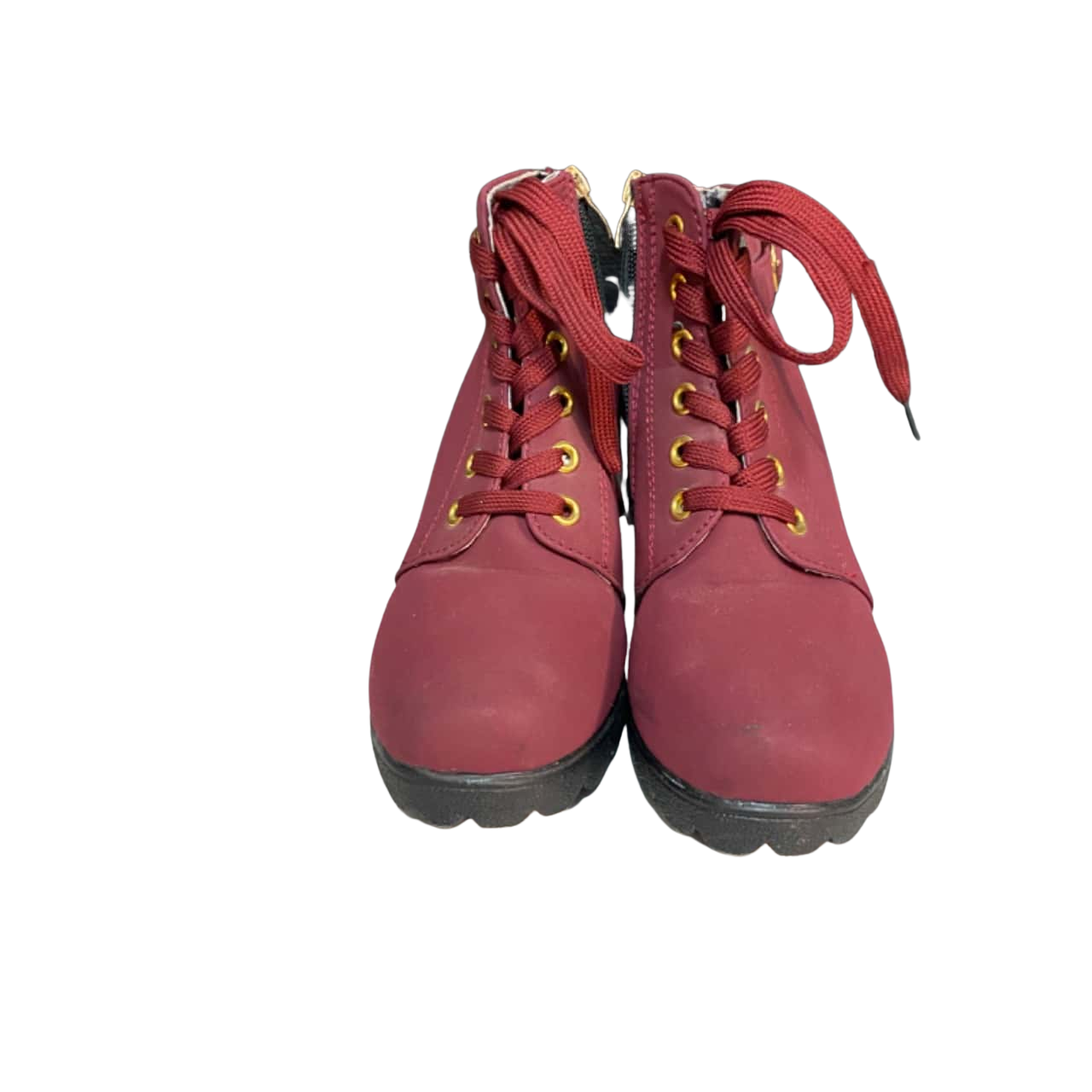 Womens Size 38 Maroon Ankle Boots BNWOT (s)