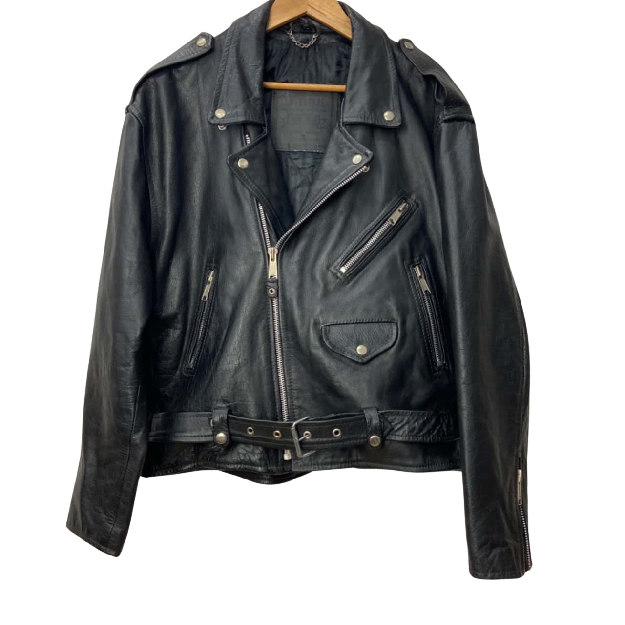 ANTELOPE Long Life Jacket - Mens Leather Jacket - Black (s)