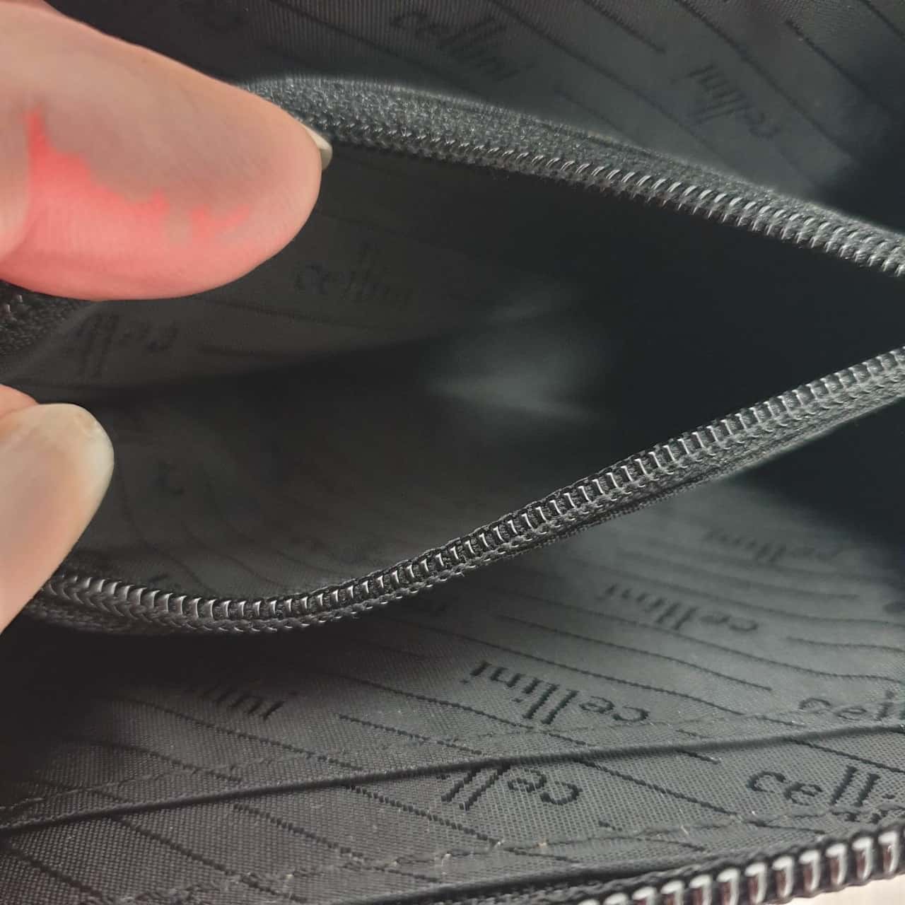 Cellini Gorgeous Black Leather Crossbody Wallet / Small Bag - RRP $169. ...