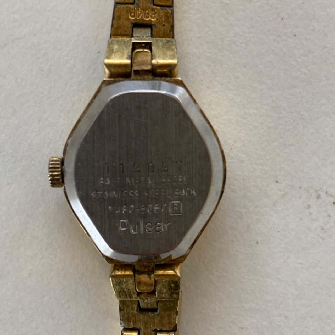 Vintage Pulsar Quartz Gold Watch (s)
