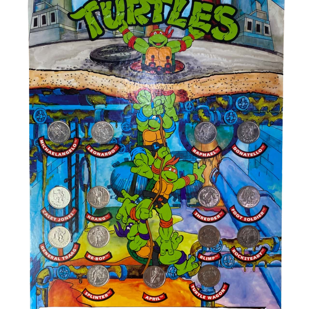 Teenage Mutant Ninja Turtles Medal Collection 1990(s)