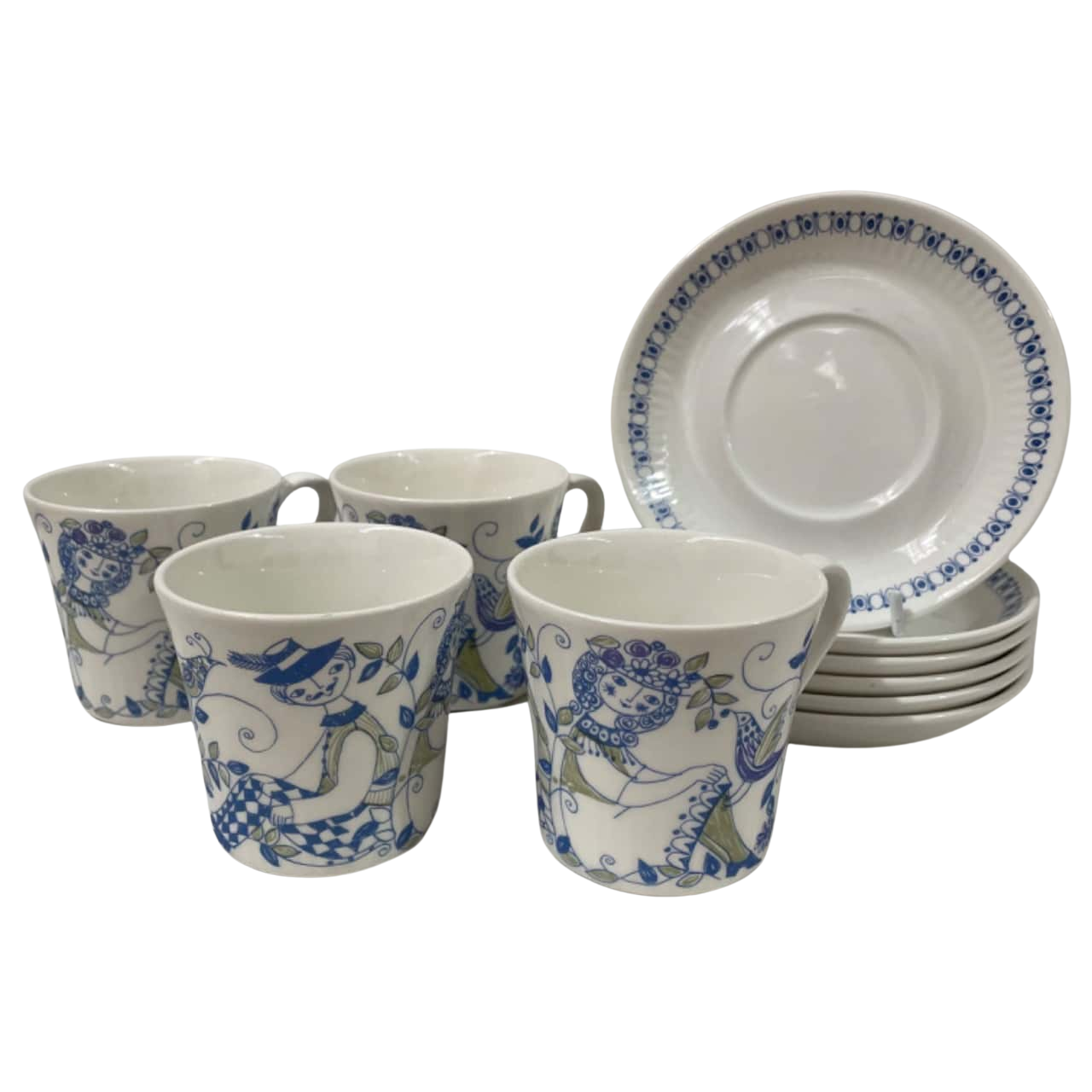 Figgjo Norway Lotte cups and saucers(s)