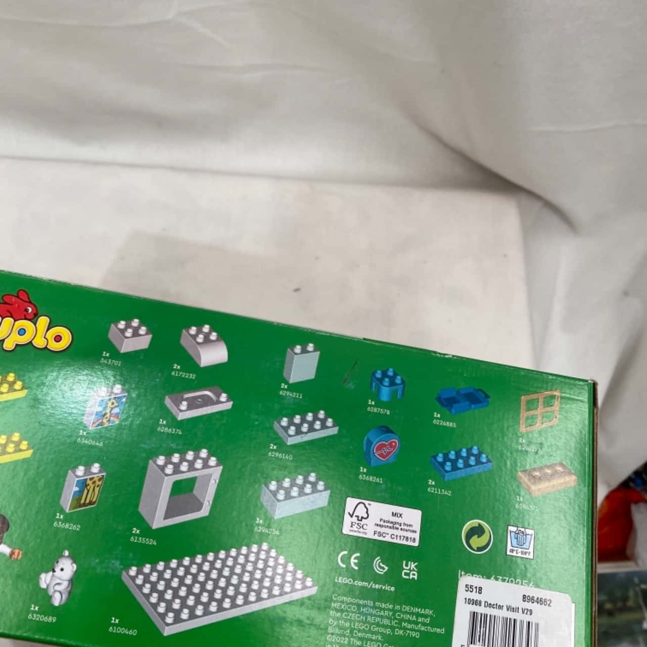 BRAND NEW DUPLO LEGO SET DOCTOR VISIT SET 10968 Ages 2+ Birthday Gift ...