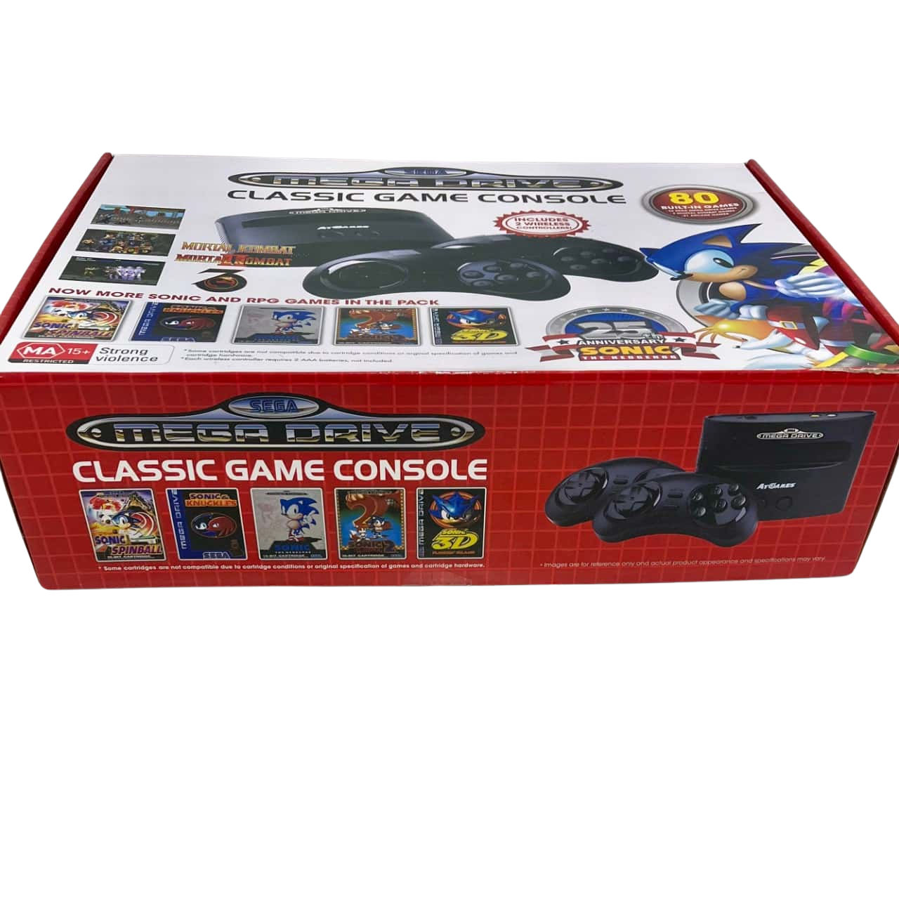 Sega Mega Drive Classic Game Console 80 built in games- Near New