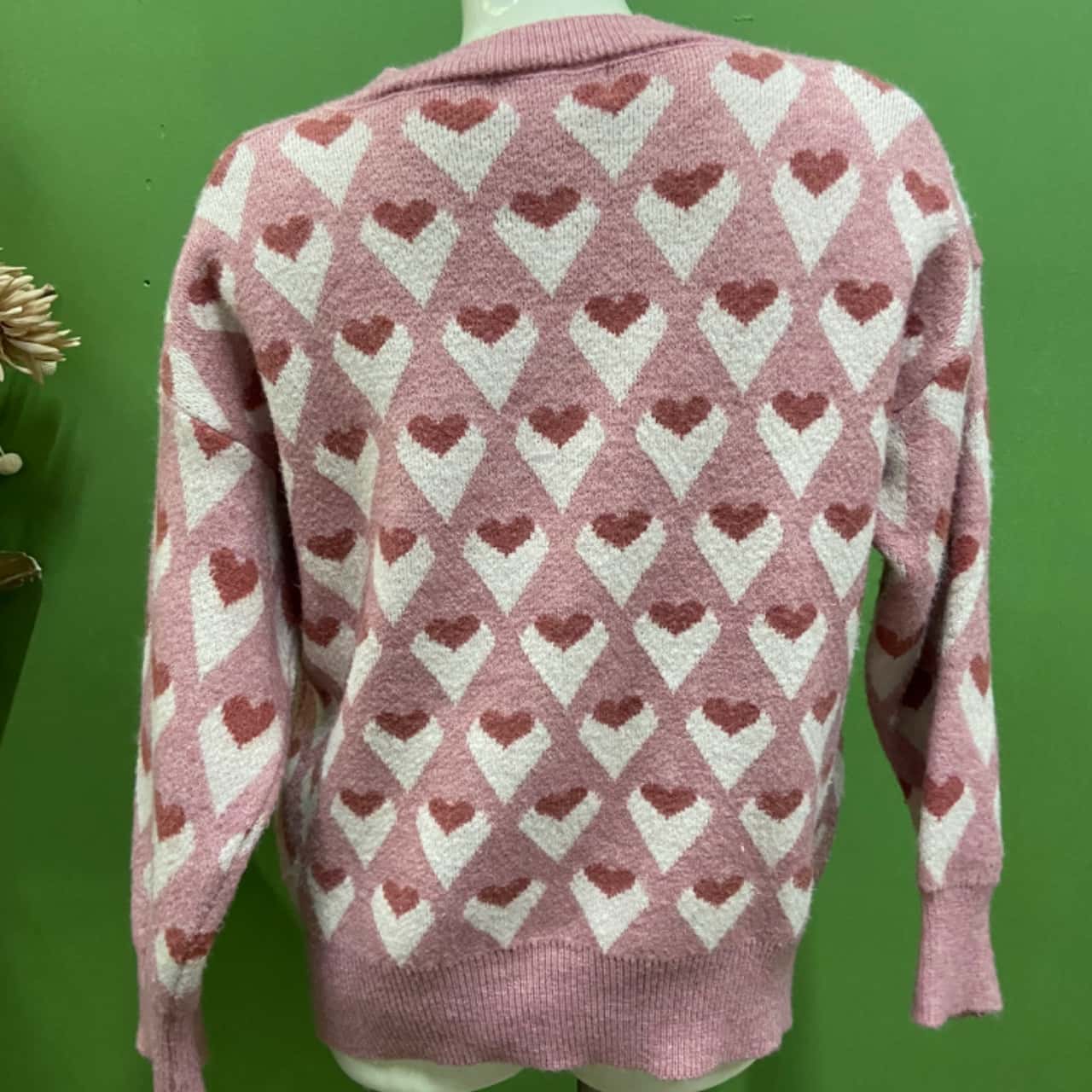 Mosk Melbourne Pink Hearts Knit(s)