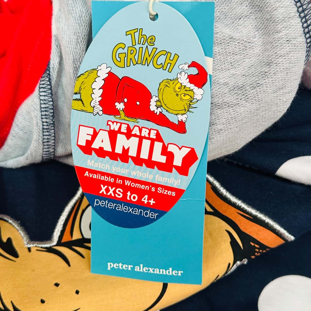 PETER ALEXANDER Size 20 Christmas Grinch Playsuit Navy Blue (s)