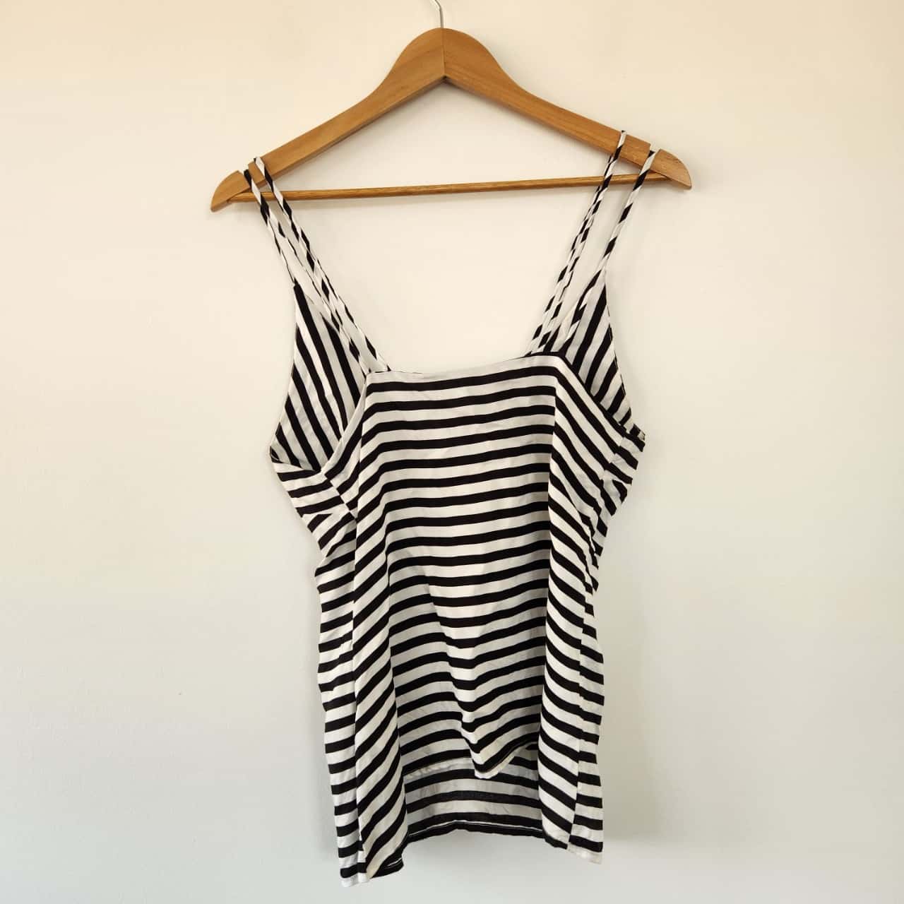Cooper St Black white Striped Top Size 10 / M (s)