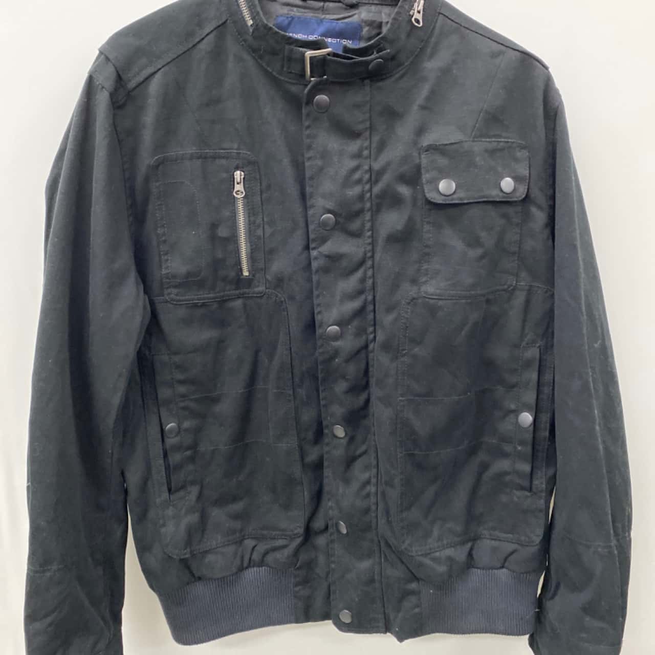 French Connection Mens Size XL Bomber Black (s)