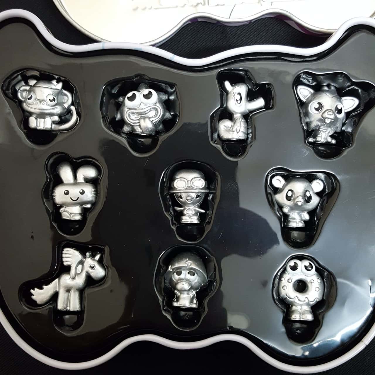 Micro Moshi 10x Silver Collection Limited edition Moshlings