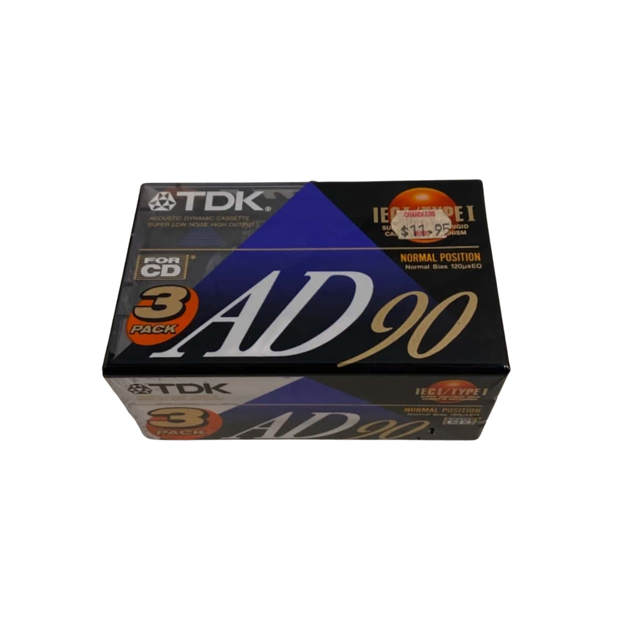 TDK AD90 Type I Cassette 3 pack