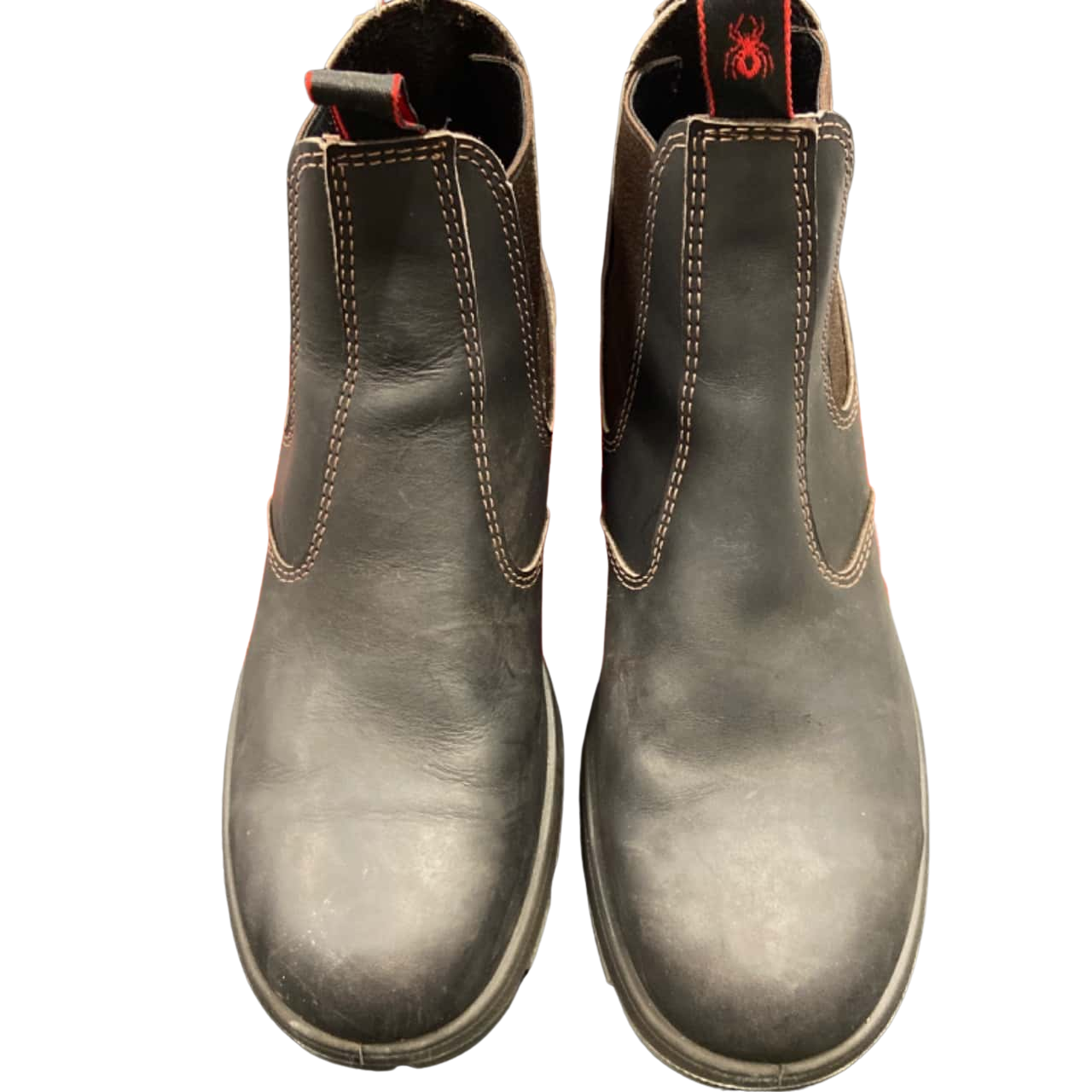 Redback Mens Size 12 / 46 Black / Brown / Red Ankle Boots(s)