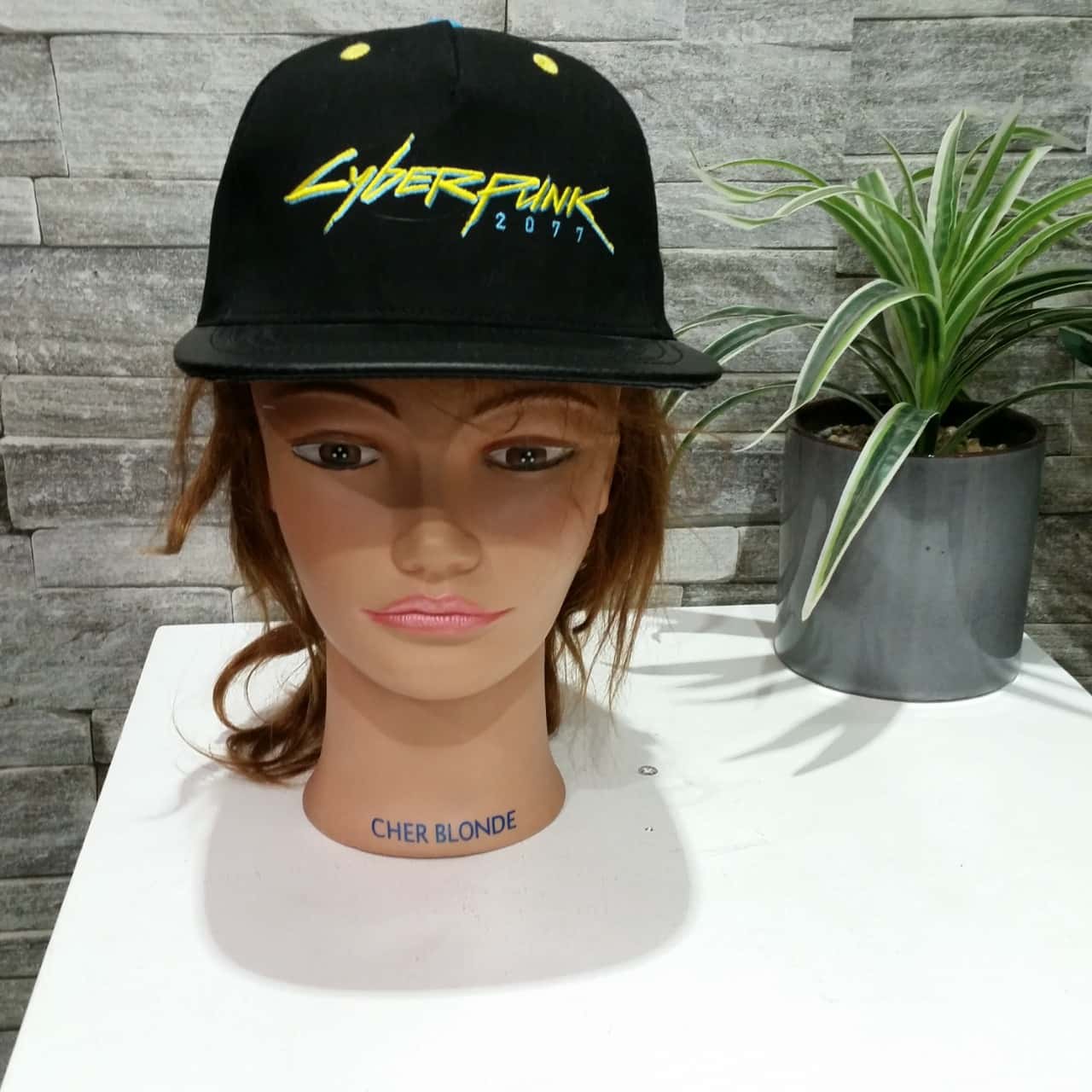JINX CyberPink 2077 Unisex Size One Size Black / Blue / Yellow Cap(s)