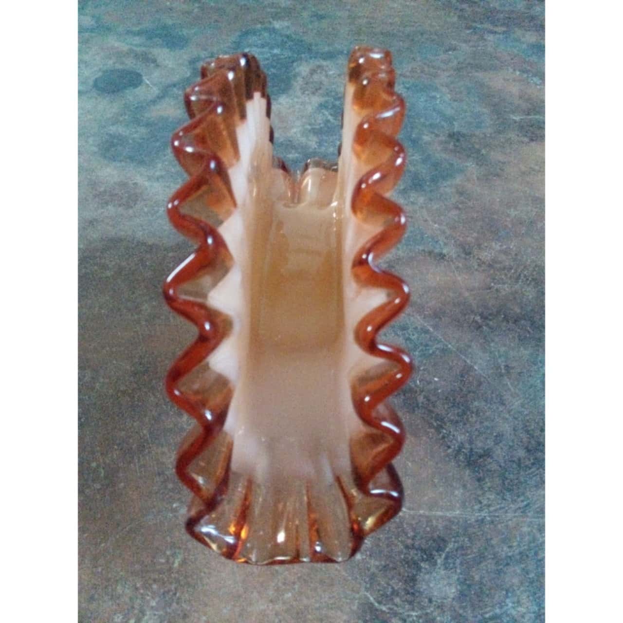Frilly Glass Serviette Holder(s)
