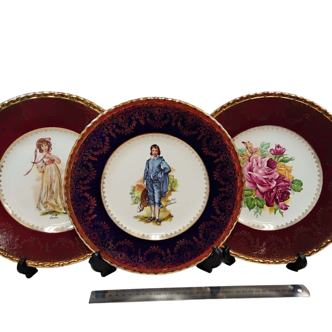 3 Vintage Decorative Plates