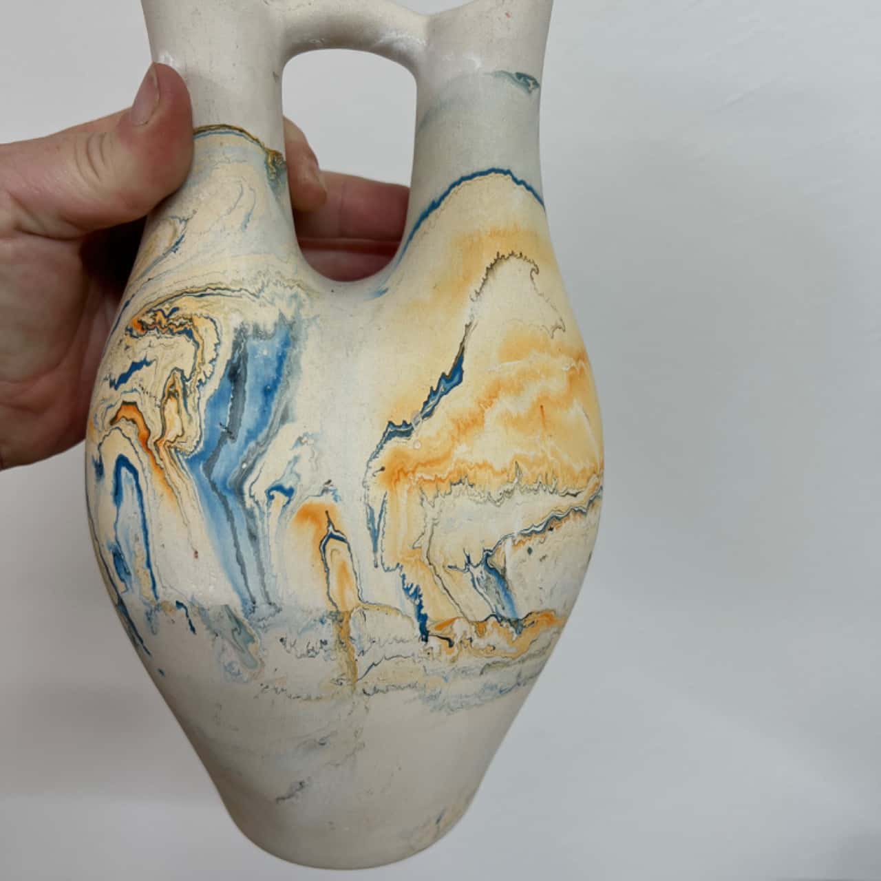 Beautiful Nemadji Native American pottery vase (s)