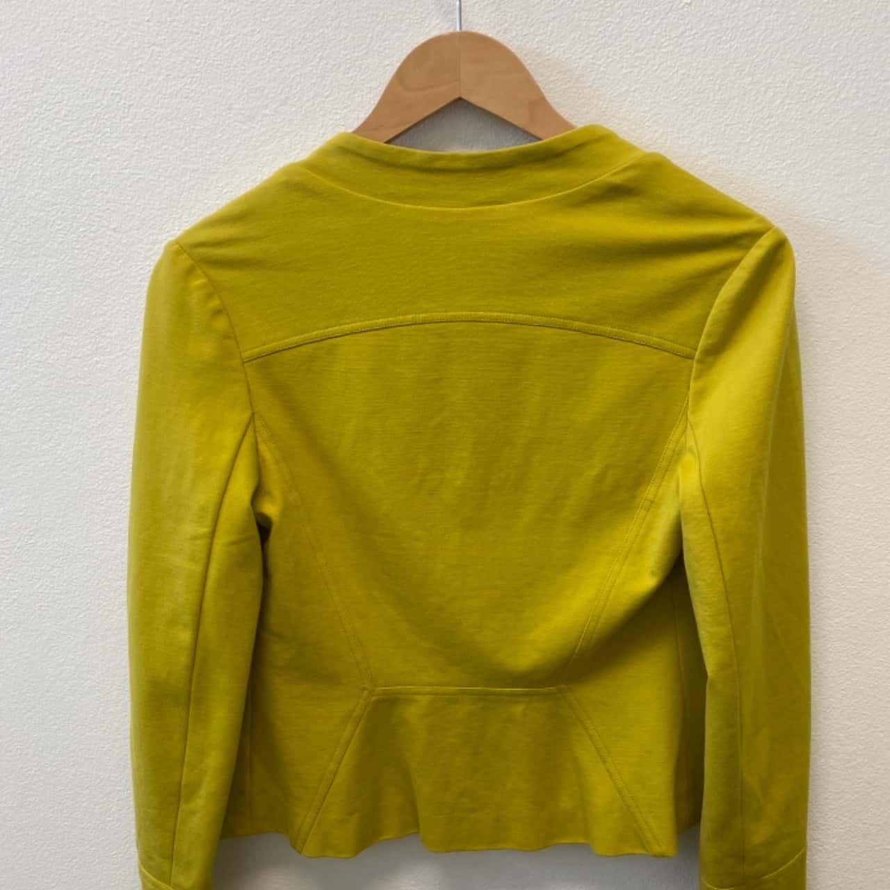 Katherine - Women's Size 10 ; Mustard open waist length jacket (s)