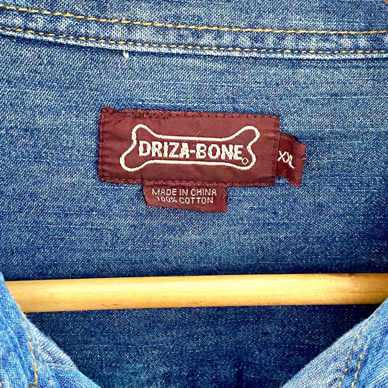 Driza-Bone Mens Shirt Size XXL Blue (s)