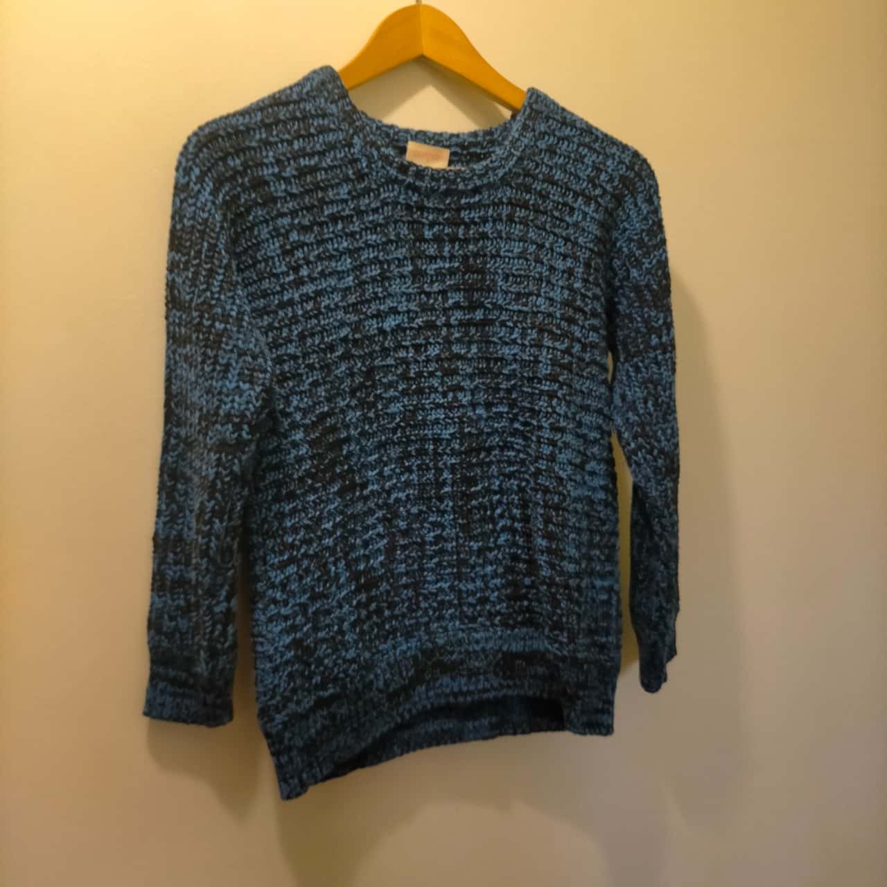 Gorman Size 8 Thick Knitted Blue & Black Jumper VGUC(s)