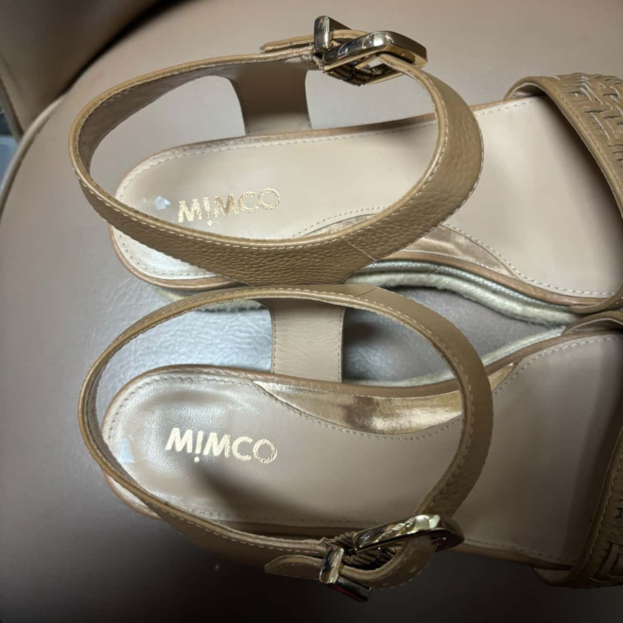 Mimco Women's Brown Sandles Size 41(s)