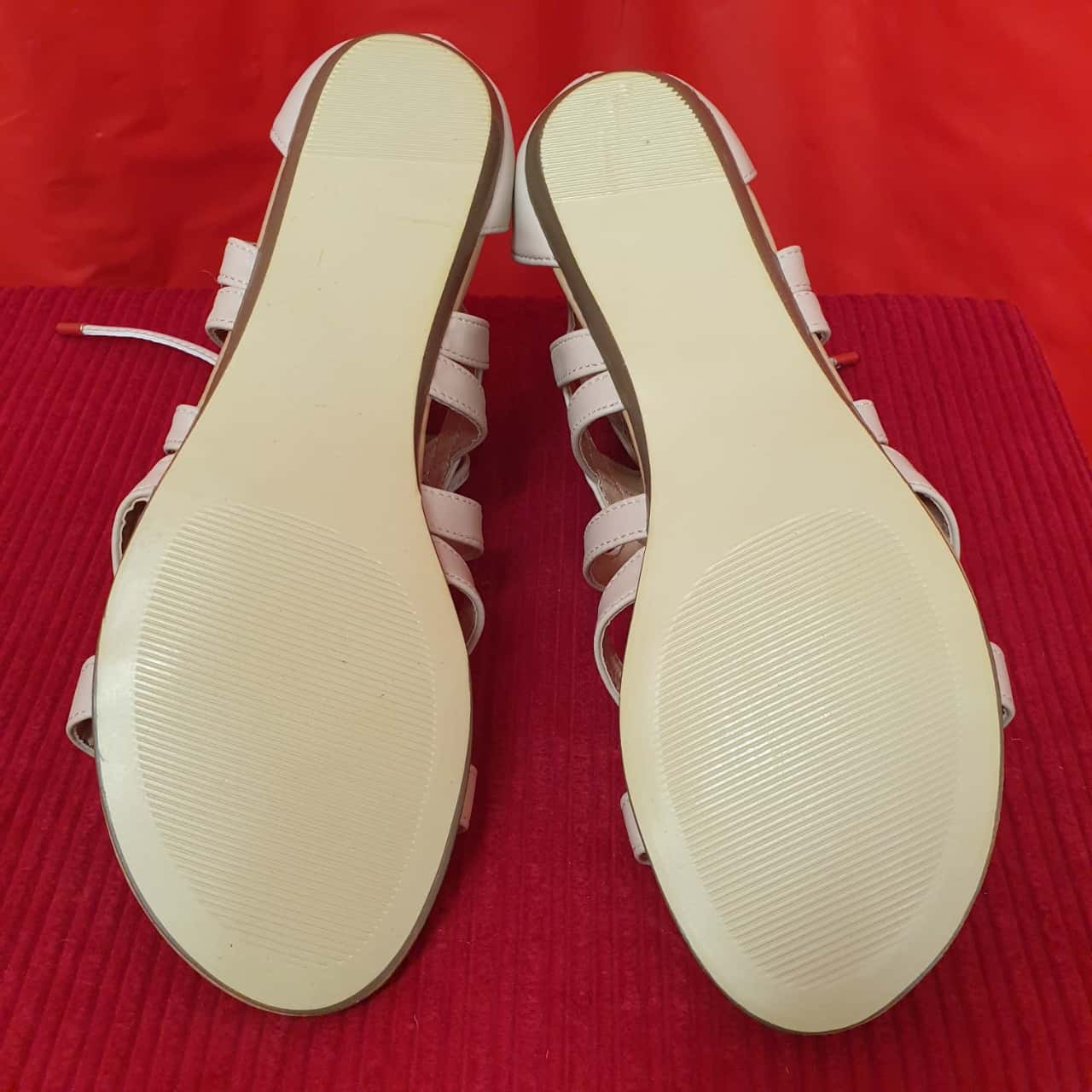 Womens Corelli size 8 Beige Lace up (Sabrina) Sandals(s)