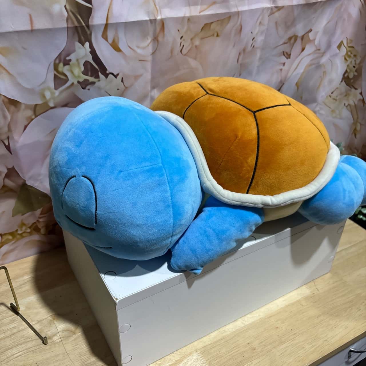 Sleeping Squirtle Giant Plush Pillow Cushion Very Soft Pokémon ...