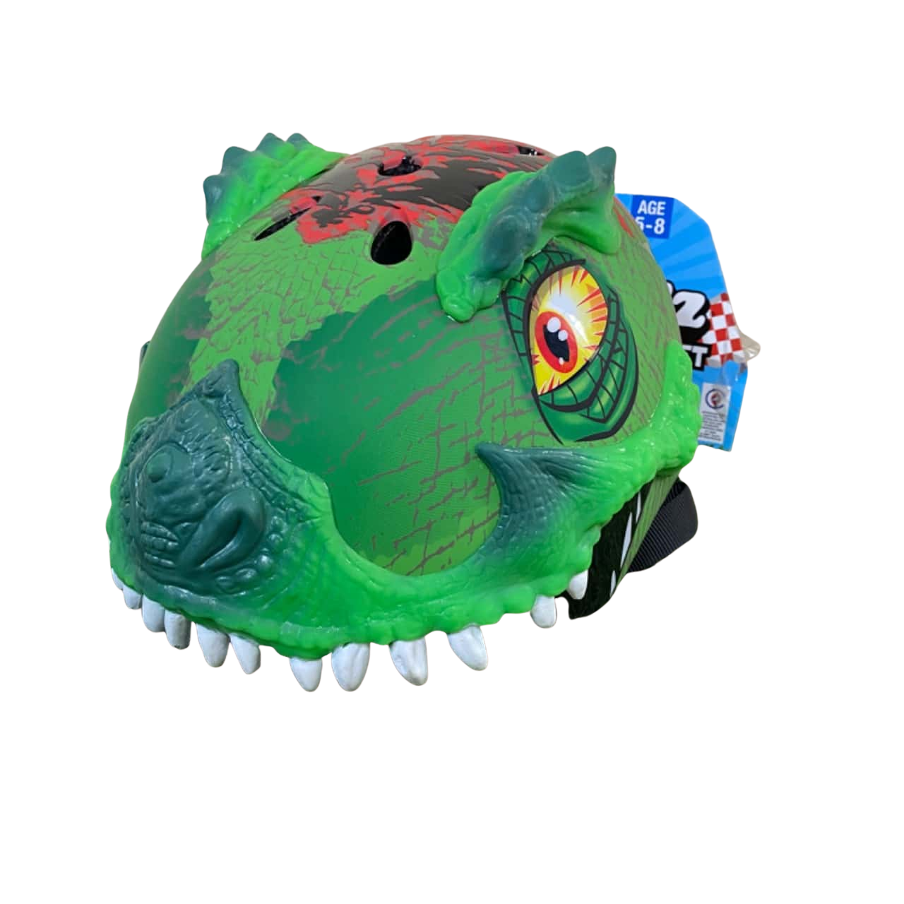 Kids dinosaur bike helmet (s)