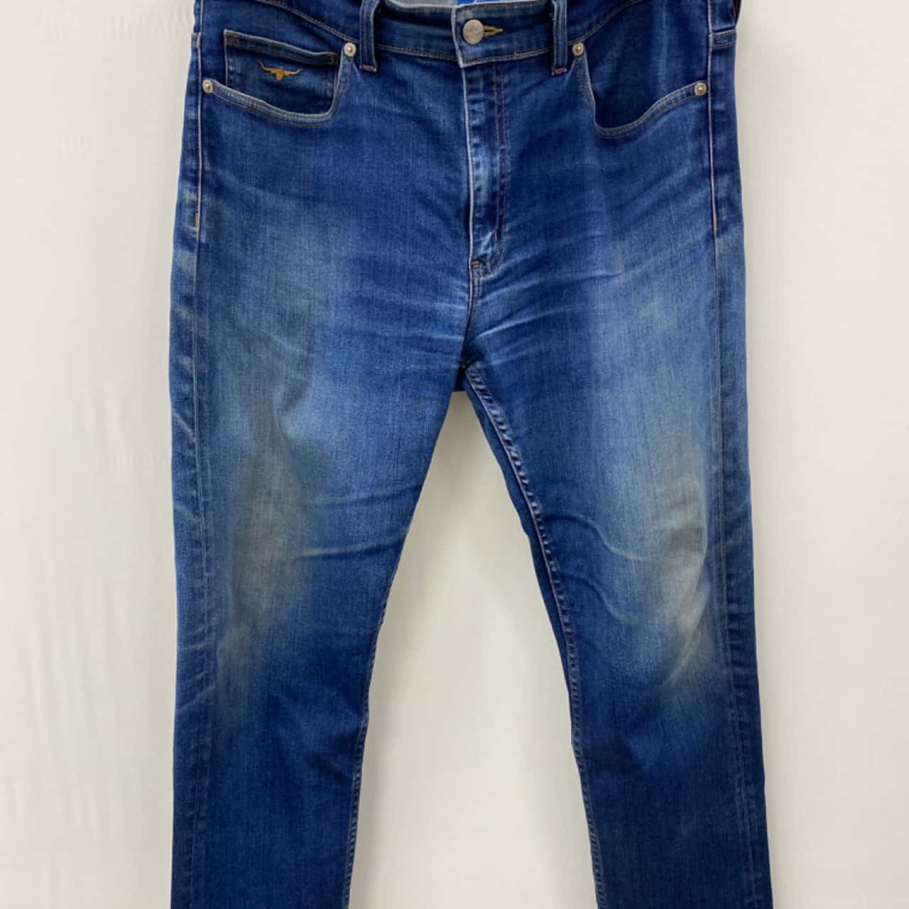 R.M. Williams Mens Size L / M Straight Jeans Blue (s)