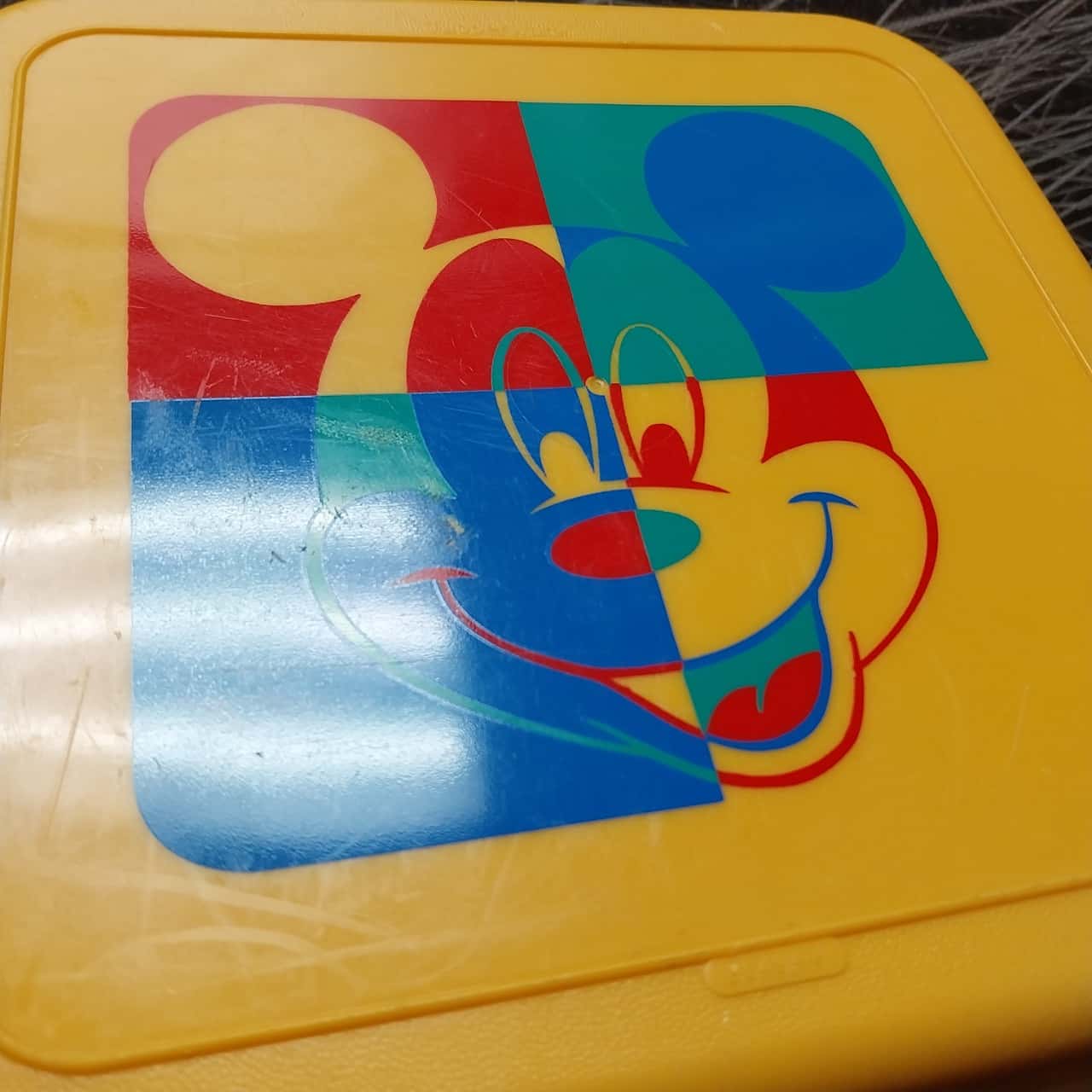 Vintage 80s Disney Mickey Mouse Tupperware Lunchbox