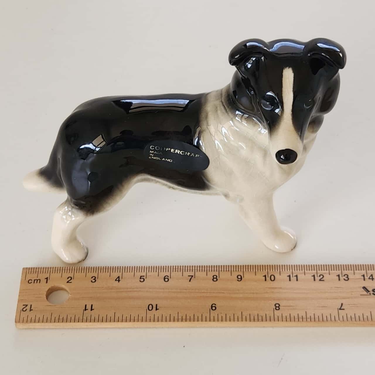 Vintage COOPERCRAFT Border Collie England Collectable Dog Ceramic ...