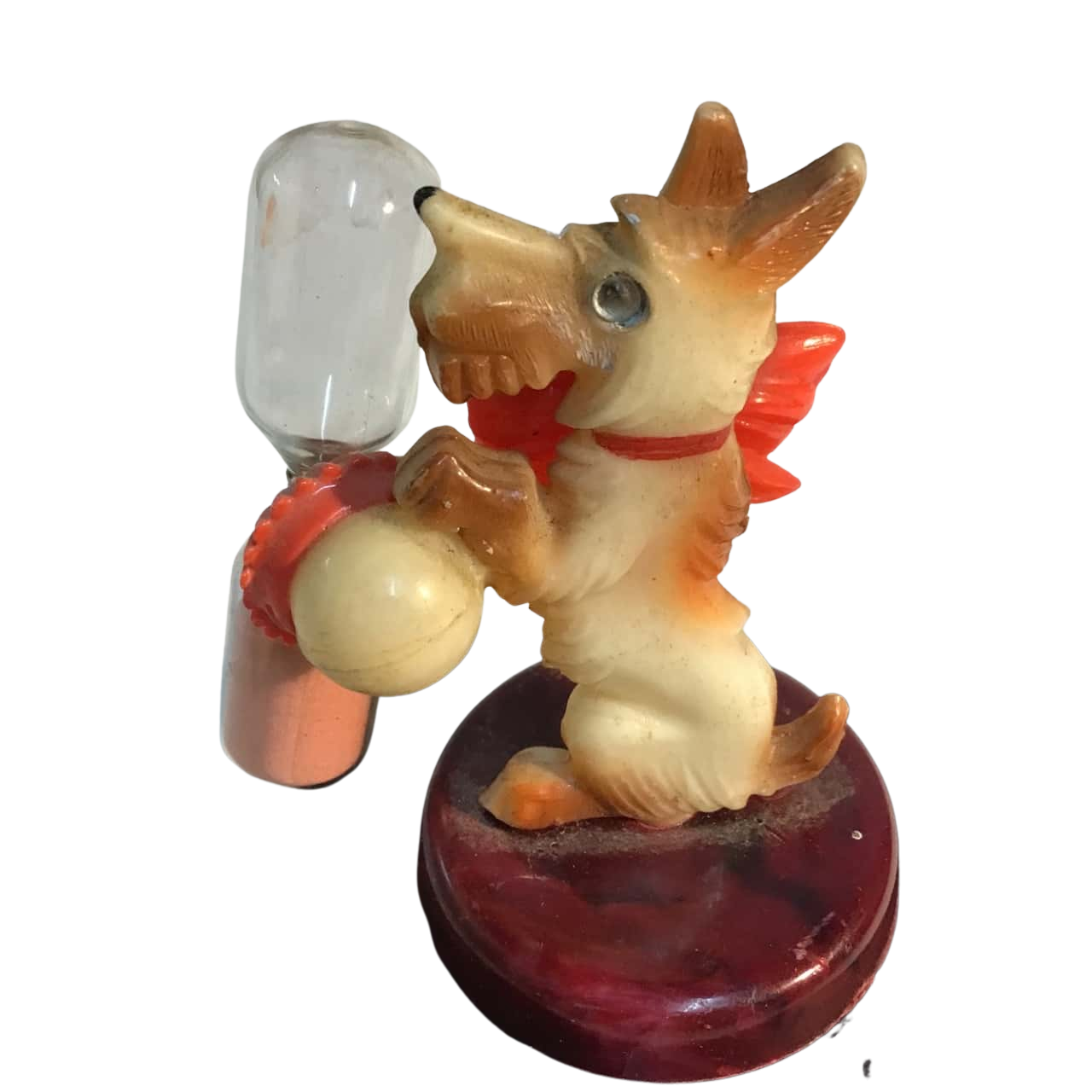 Scottie Dog holding Egg Timer