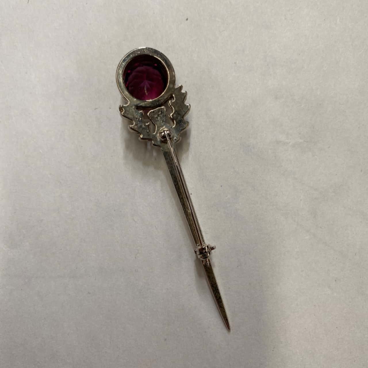 Womens Scottish Thistle Dagger Brooch Pin(s)